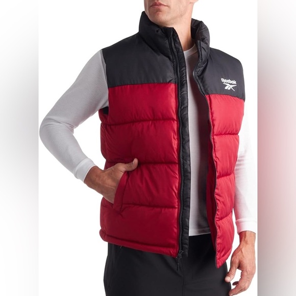 Reebok | Jackets & Coats | Mens Nwt Reebok Puffer Vest In Medium | Poshmark